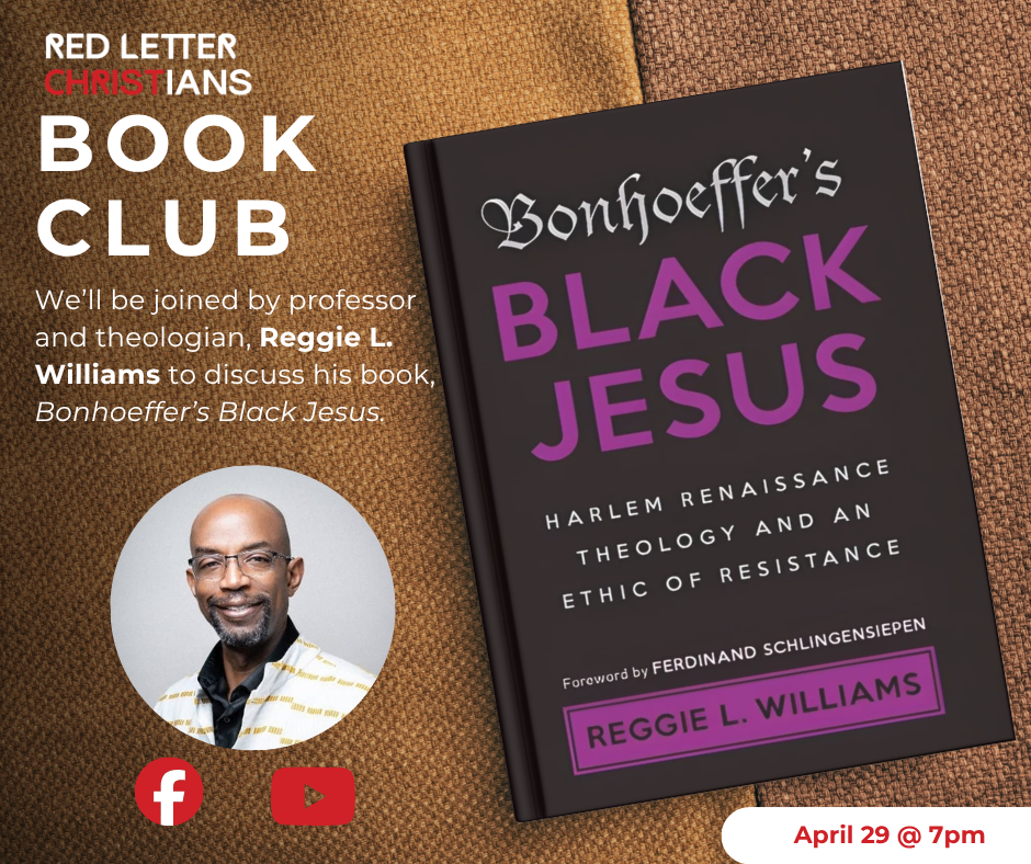 RLC April Book Club: “Bonhoeffer’s Black Jesus” (Dr. Reggie Williams ...