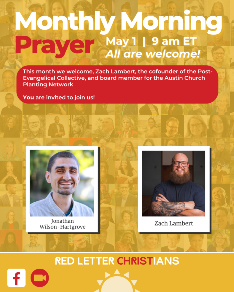 May 2026 Monthly Morning Prayer with Zach Lambert - Red Letter Christians